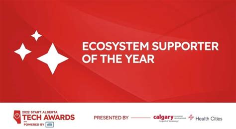 2022 Ecosystem Supporter Of The Year Award Start Alberta
