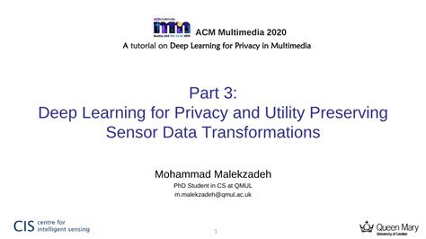 Pdf Deep Learning For Privacy And Utility Preserving Sensor Dokumentips