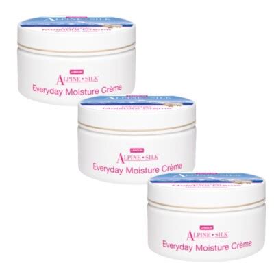 Alpine Silk 3 X Everyday Moisture Creme With Pure Lanolin And Vitamin E