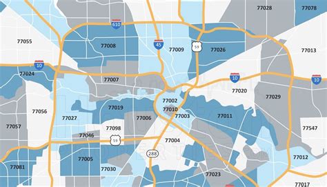 Zip Code Map Houston Area