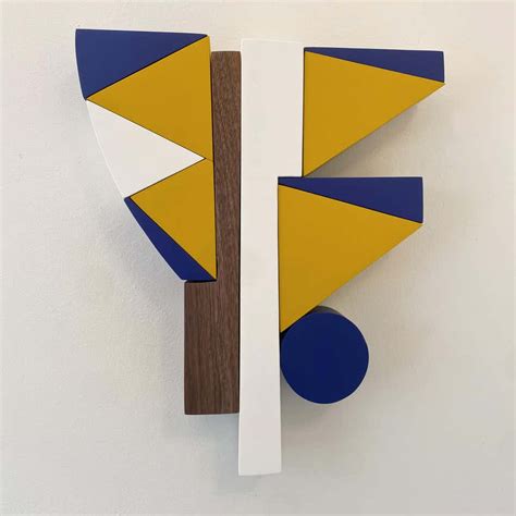 Scott Troxel Varsity Wood Wall Sculpture By American Artist Scott