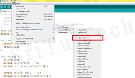How Does Work Rtcreal Time Clock Module With Arduino Sritu Hobby