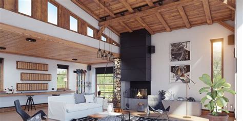 Timber Roof Trusses To Paint The Rafters Or Not