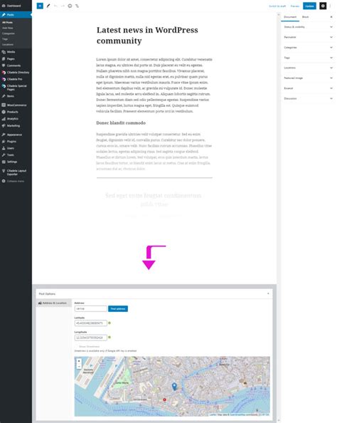 Blog Posts On The Map Using CitadelaWP Listing Plugin AitThemes