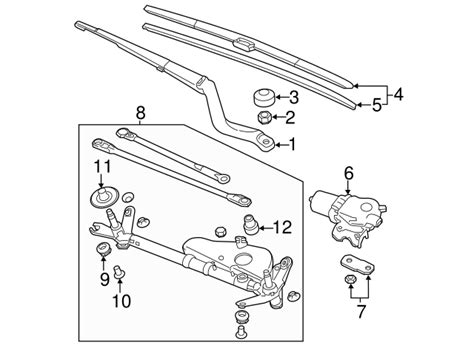 2007-2017 Honda Wiper Blade Refill 76622-STK-A02 | hondapartswd