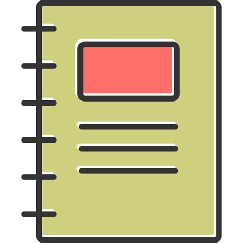 Notepad Generic Color Omission Icon