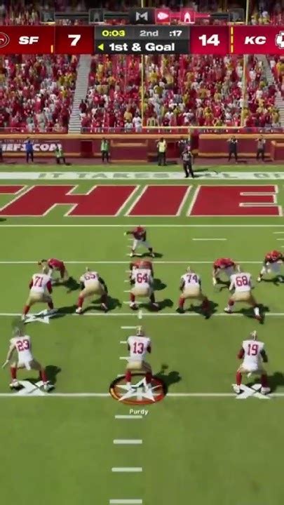 Christian Macaffery Tying Touchdown Before Half Madden24 Maddengaming Youtube