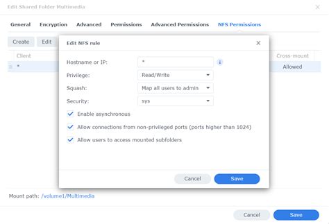 Cant Mount Nfs Since Updated Synology Nas To Dsm 7 2 General Support Libreelec Forum