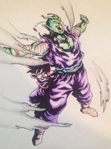 Piccolo Protecting Gohan Wiki Dragonballz Amino