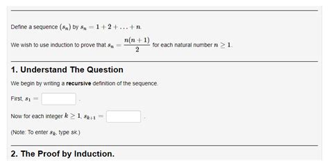 solved define a sequence sn by sn 1 2 … n we wish to use