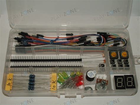 Play Zone CH Bauteile Starter Set Basic für FPGA oder Arduino Projekte mit Box