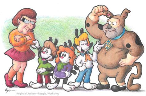 Animaniacs Crew In Scooby Doo Cosplay By Reggiejworkshop On Deviantart
