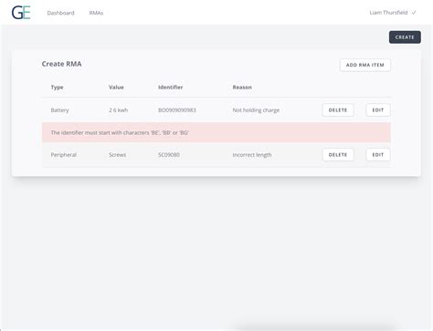 Github Liamthursfieldcreate Rma Pages