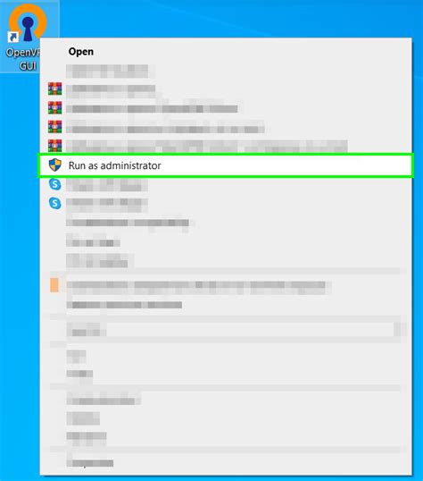 Windows OpenVPN Manual Setup OpenVPN GUI Client Privado