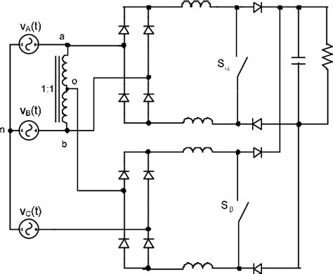 Figure 1 From A Three Phase Power Factor Correction Scheme Using An Autotransformer And Two