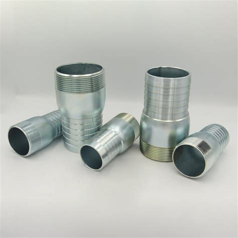 Galvanised Weldedseamless Steel Threaded Pipe Fittings Bspnpt Swage