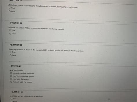 Solved 20 Unix Allows Related Processes And Threads To Share