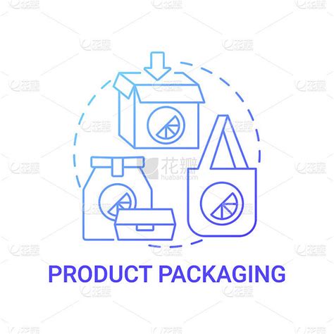 产品包装概念图标