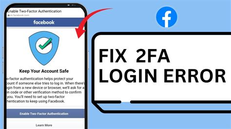 How To Fix Keep Your Account Safe Facebook Two Factor Authentication Problem 2025 Youtube