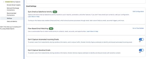 Ultimate Guide To Einstein Activity Capture Sync Email As Activity And