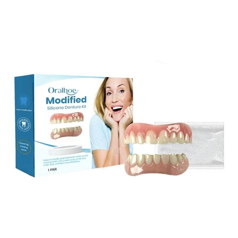 Oralhoe Modified Teeth False Teeth Set Beautiful Tooth Denture Modified