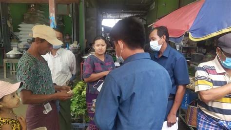 ပန်းတောင်းမြို့နယ်တွင် ကိုဗစ် ၁၉ ရောဂါ ကာကွယ်ထိန်းချုပ်နိုင်ရေးအတွက