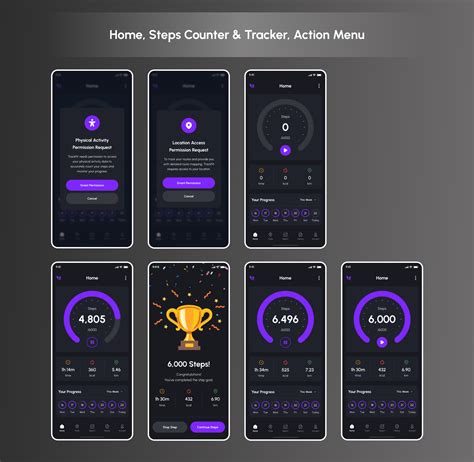 Trackstep Step Counter Tracker App Flutter Iosandroid App
