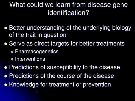 Ppt Computational Tools For Disease Gene Identification Powerpoint