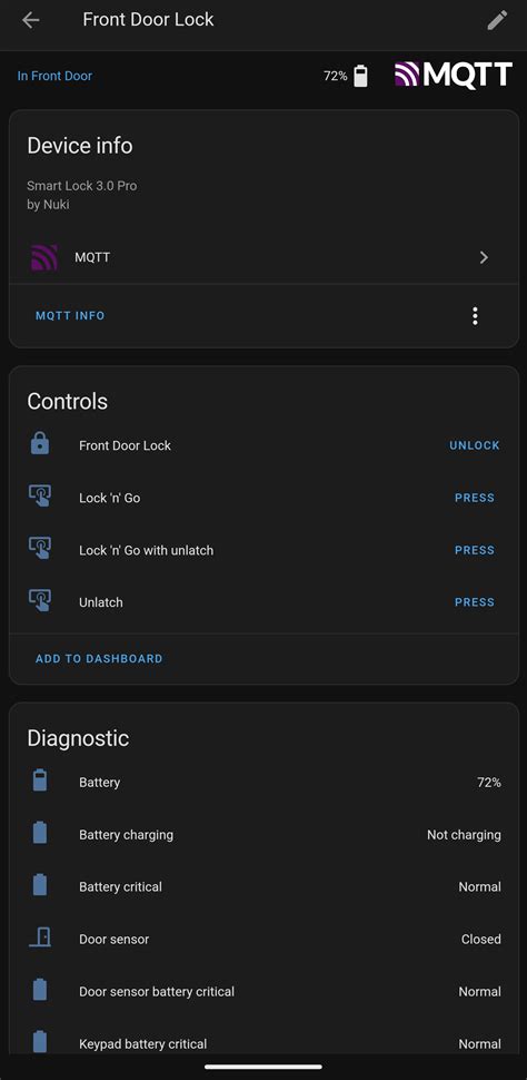 Nuki Integration For Mqtt Feature Requests Home Assistant Community