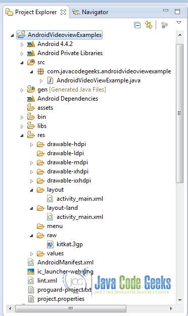 Android Videoview Example Java Code Geeks