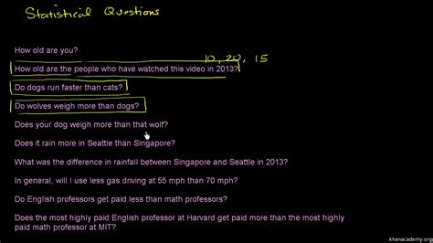 Statistical Math Problems