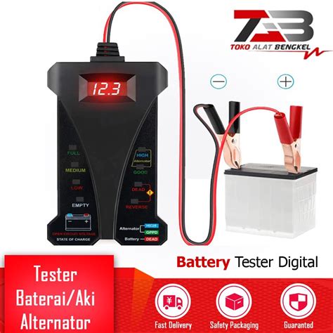 Jual Alat Cek Aki Tes Kondisi Aki Motor And Mobil Battery Tester Tester Baterai Digital Voltmeter
