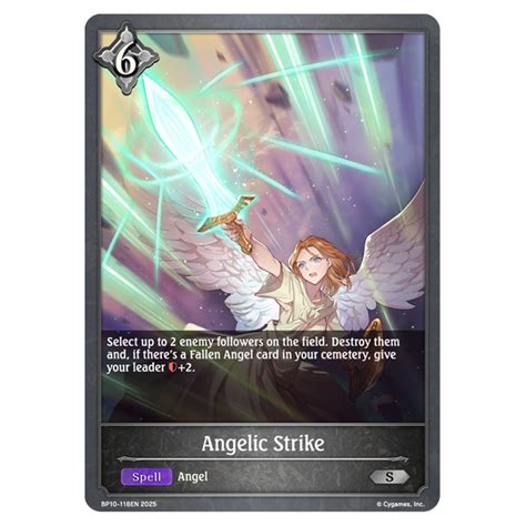 Shadowverse Evolve Gods Of The Arcana Angelic Strike Bp10 118en