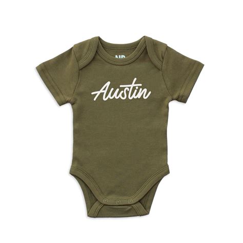 Austin Cursive Onesie Frankie Jean