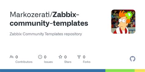 Github Markozerati Zabbix Community Templates Zabbix Community Templates Repository