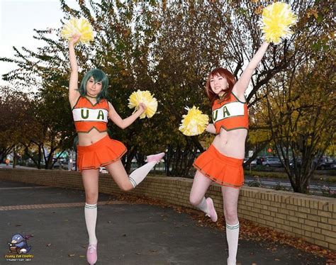 Tsuyu Asui Ochako Uraraka From My Hero Academia