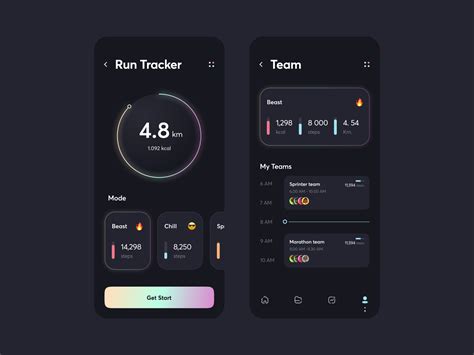 Run Tracker App In 2025 App Interface Design Mobile App Design Surf App