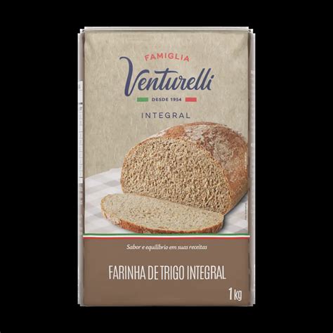 Farinha De Trigo Integral 1 Kg Loja Do Trigo