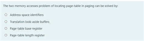 Solved The Two Memory Accesses Problem Of Locating