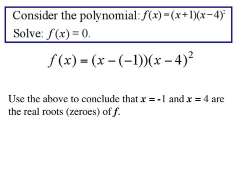 Polynomial Functions Ppt Mathematics Topic Ppt