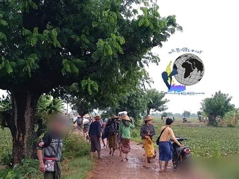 လက်နက်များပစ်ခတ် စစ်ကြောင်းထိုးလာ၍ ခင်ဦးဒေသခံ ၃၀၀၀ ခန့်ဘေးလွတ်ရာထွက်ပြေးနေရ သံလွင်ခက်