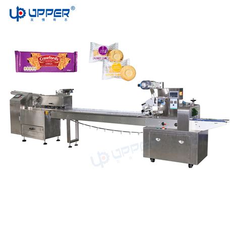 Fully Automatic Multi Function Bread Biscuits Horizontal Wrappers