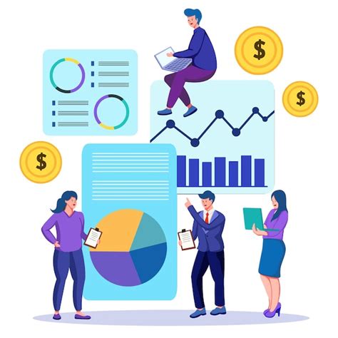 Remplir Les Documents Fiscaux Pour Le Calcul Personnages Préparant Des