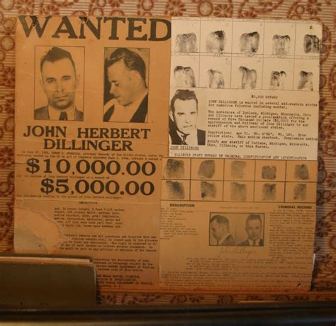 John Dillinger Infamous Bank Robber Is Killed By Federal Agents