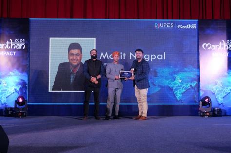 Delighted To Be Recognized With The Operational Excellence Award For My Mohit Nagpal 22