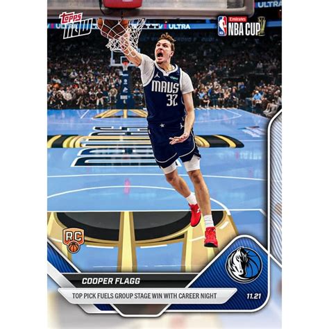 Track Cooper Flagg 2025 26 Nba Topps Now Card 60 At Topps