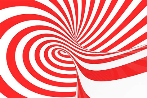 소용돌이 광학 3d 환상 래스터 그림입니다 대조 빨간색과 흰색 나선형 줄무늬 선이 있는 기하학적 토 러 스 이미지 루프 3차원 형태에 대한 스톡 사진 및 기타 이미지