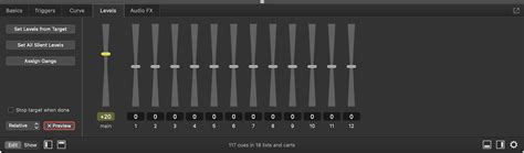 fading audio and audio effects qlab 5 documentation