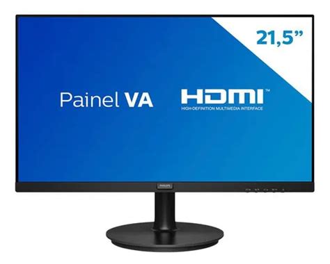 Monitor Philips Led 215 Fhd Widescreen Mercadolivre