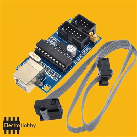 Programador USBISP AVR Microcontrolador ATtiny Y ATMEGA